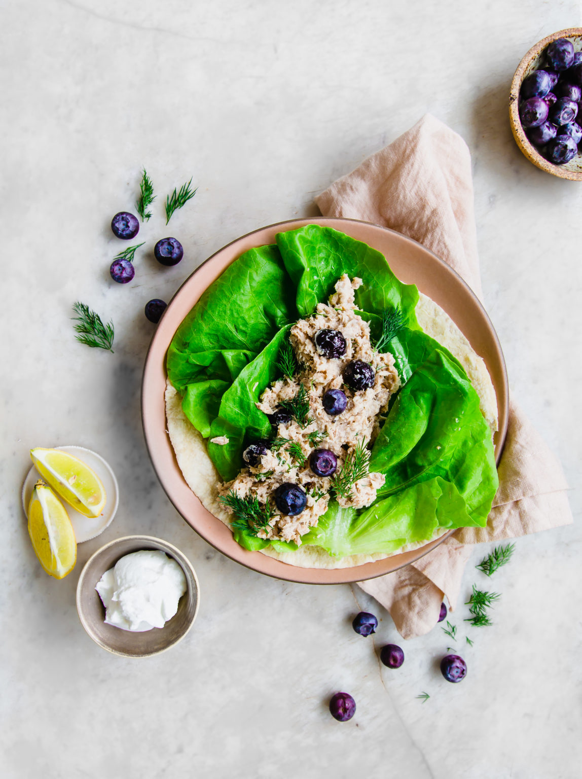 Blueberry Tuna Salad Wraps - California Giant Berry Farms