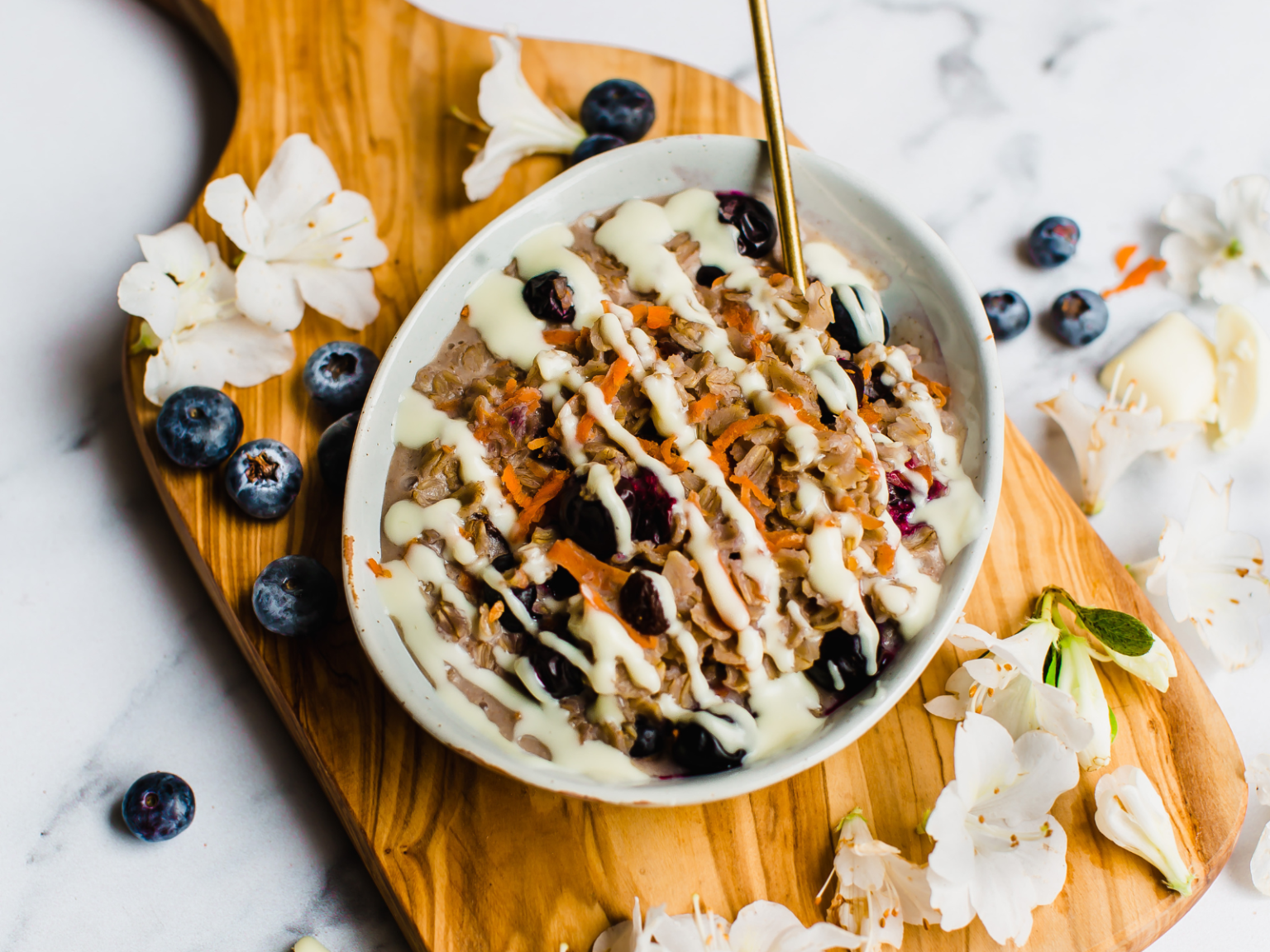Blueberry Carrot Cake Oatmeal - California Giant Berry Farms