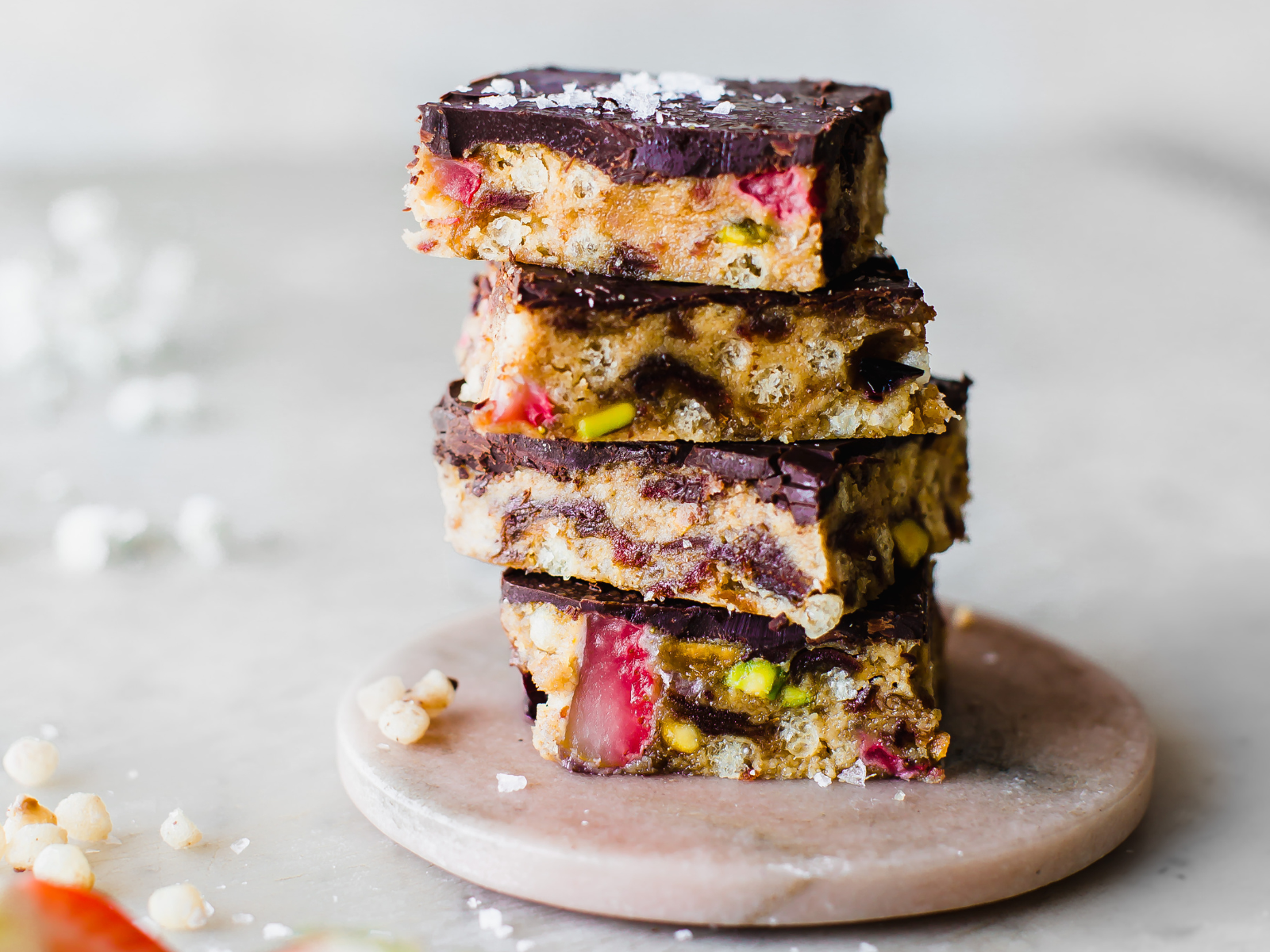 Caramel-Tahini Fruit Energy Bars - California Giant Berry Farms