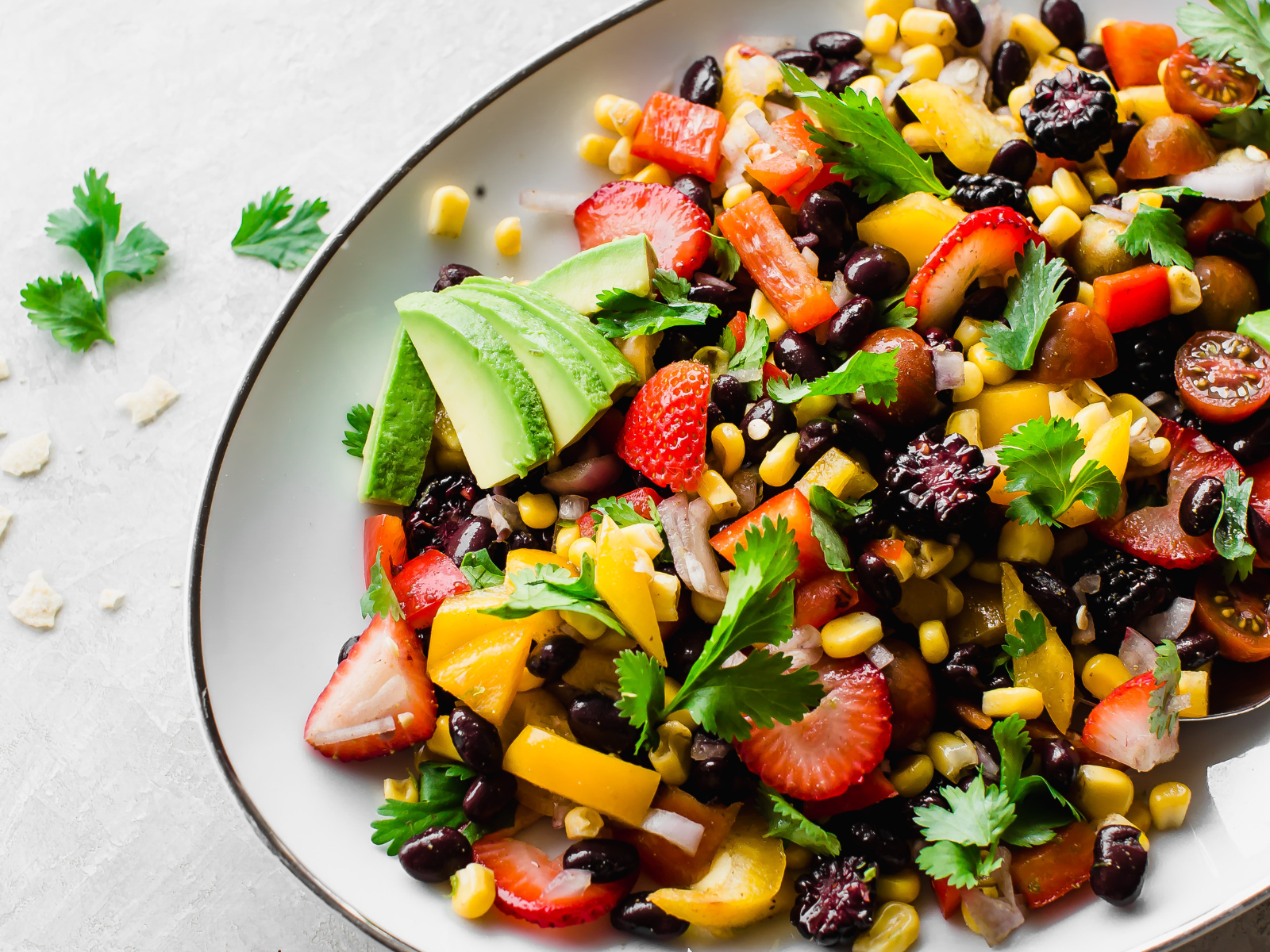 Mixed Berry Cowboy Caviar Salad - California Giant Berry Farms