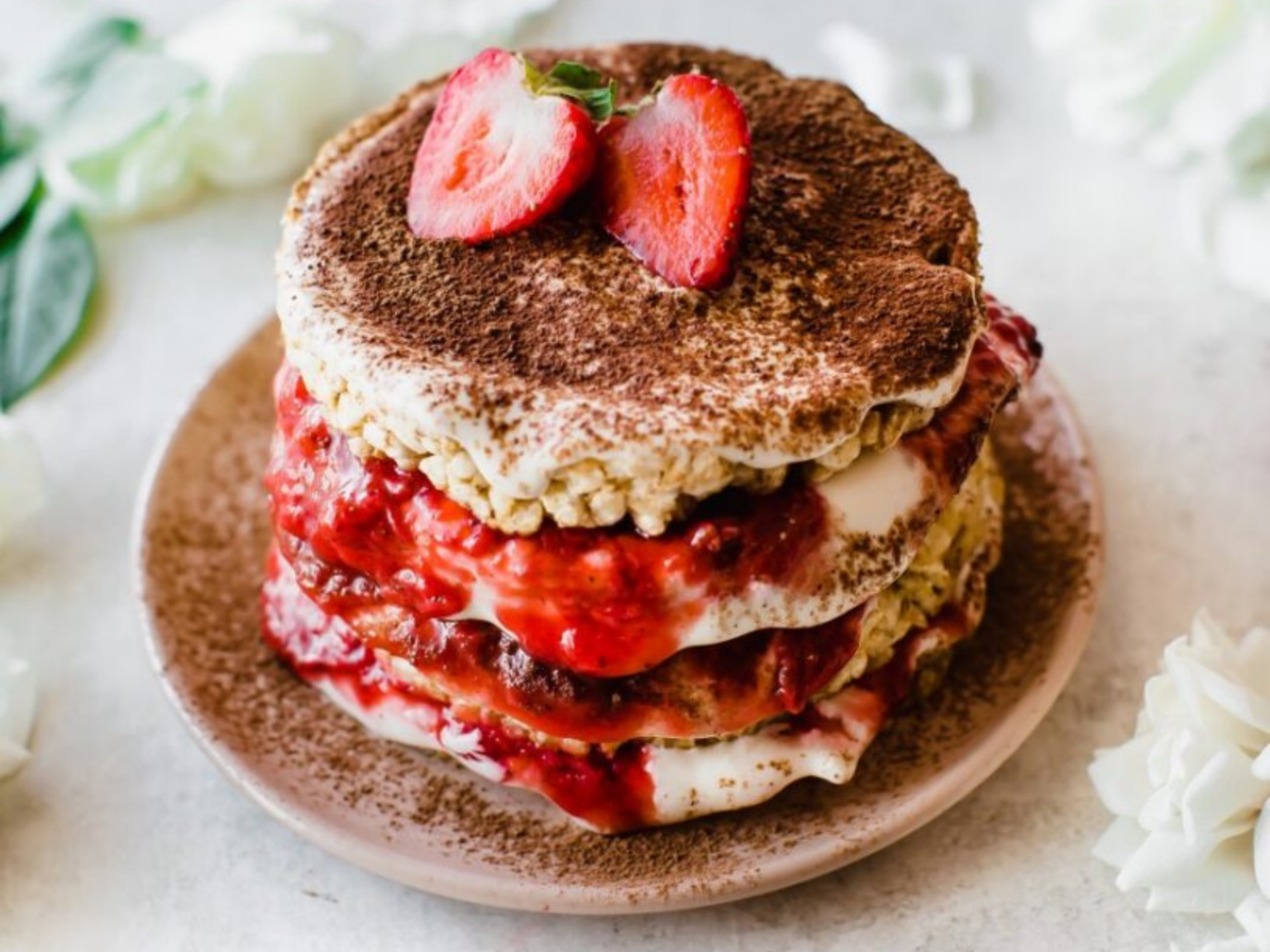 Strawberry Rice Cake Tiramisu - California Giant Berry Farms