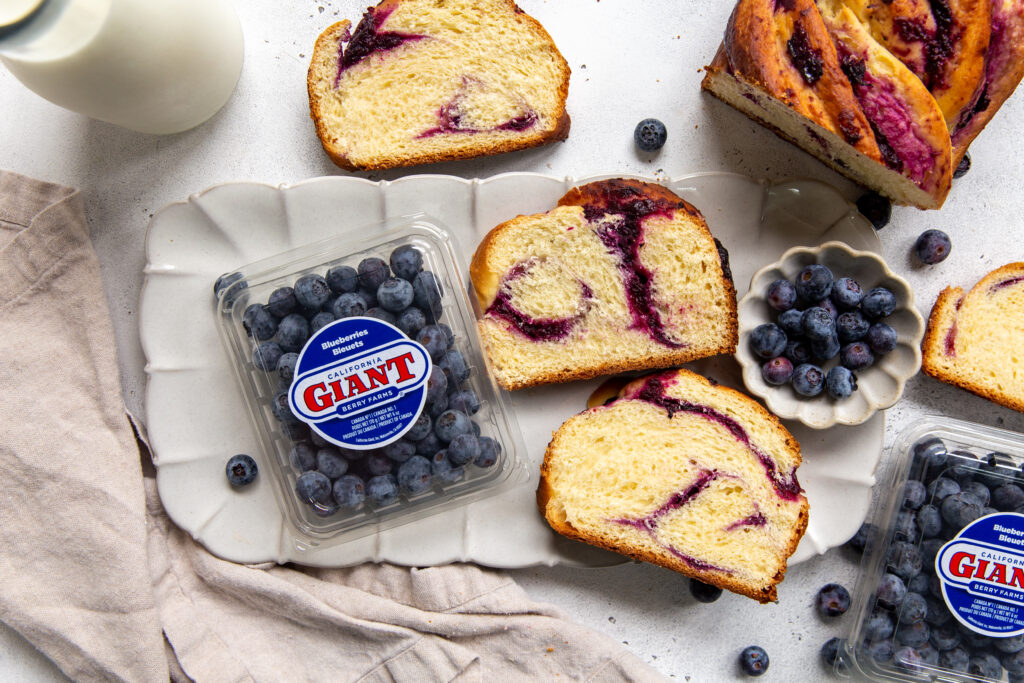 Quick Blueberry Babka - California Giant Berry Farms