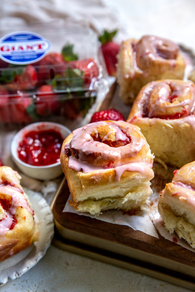 Strawberry Cinnamon Rolls - California Giant Berry Farms